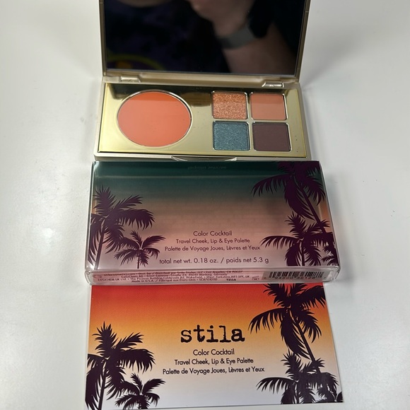 Stila | Makeup | New Stila Color Cocktail Travel Cheek Lip Eye Palette ...